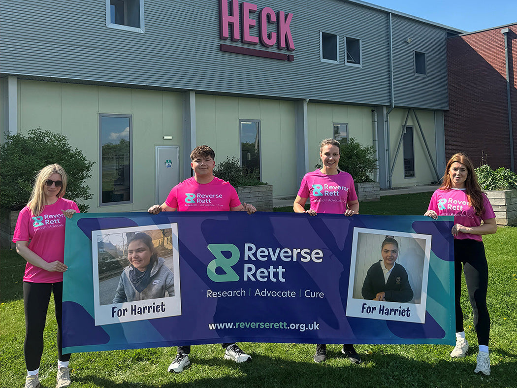 Team HECK! Go the Distance for Reverse Rett & Alzheimer’s Society – Heck Food Ltd