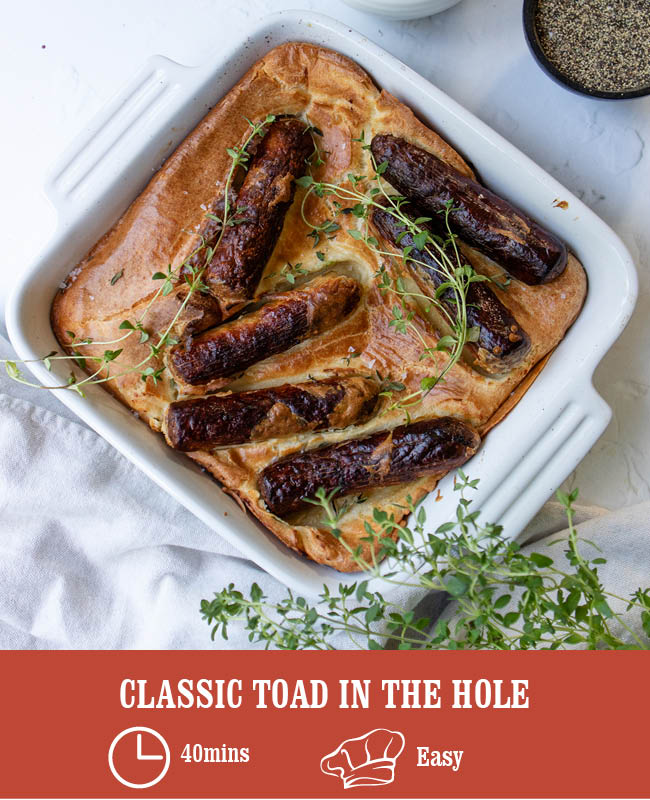 Classic Toad In The Hole – Heck Food Ltd