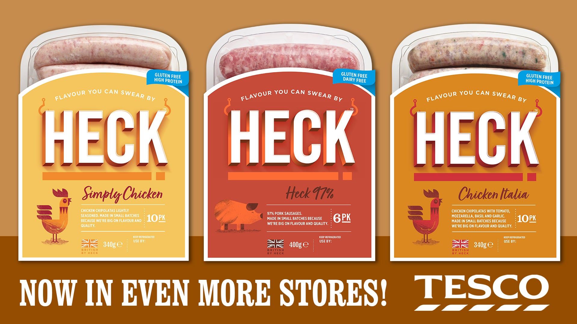 High Demand For HECK Sausages In Tescos! – Heck Food Ltd