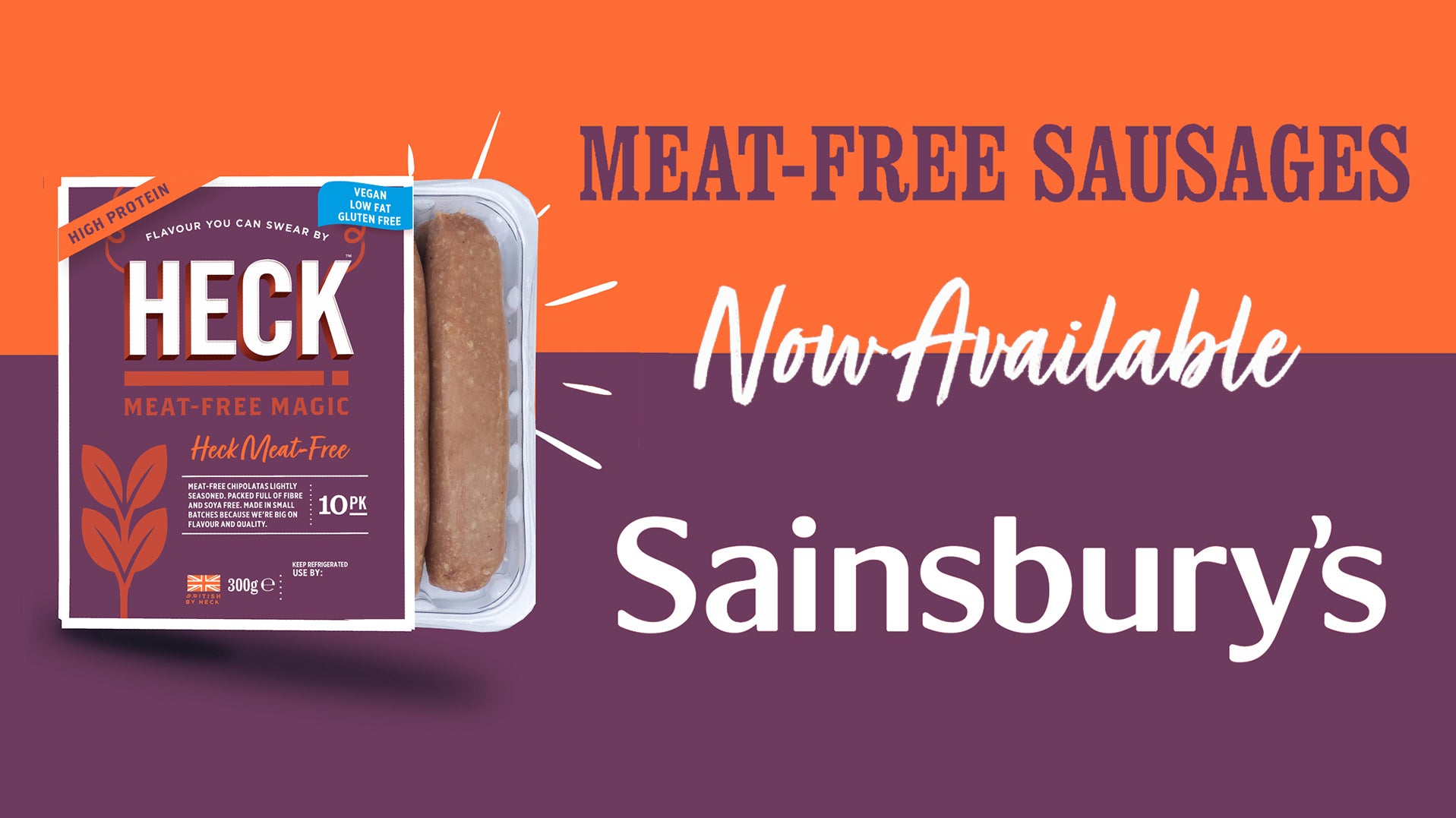 Buy HECK Meat-Free Sausages In Sainsbury’s Now! – Heck Food Ltd