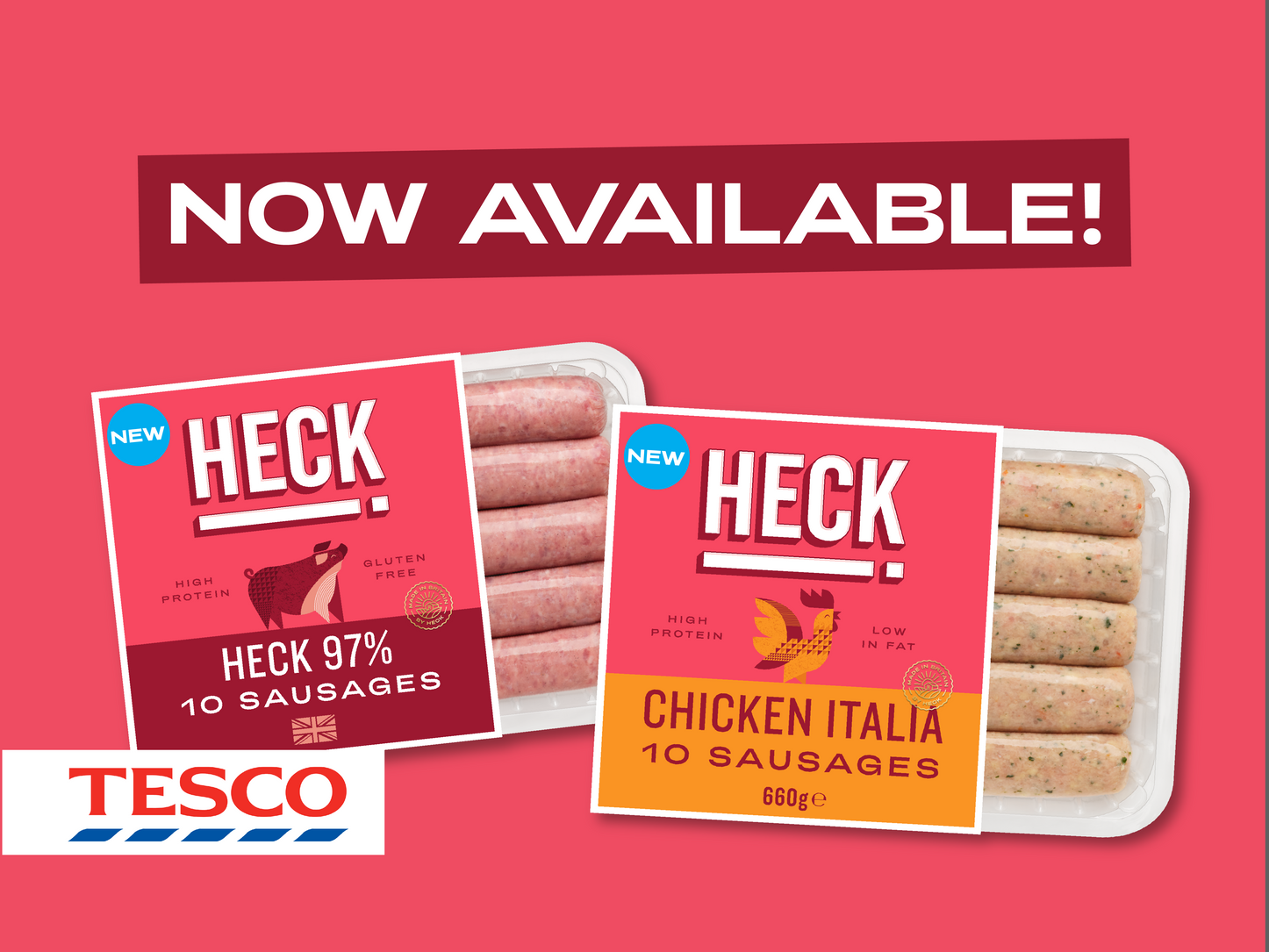 Extra Thick HECK! 97 & Chicken Italia Sausages are in Tesco Stores Now ...