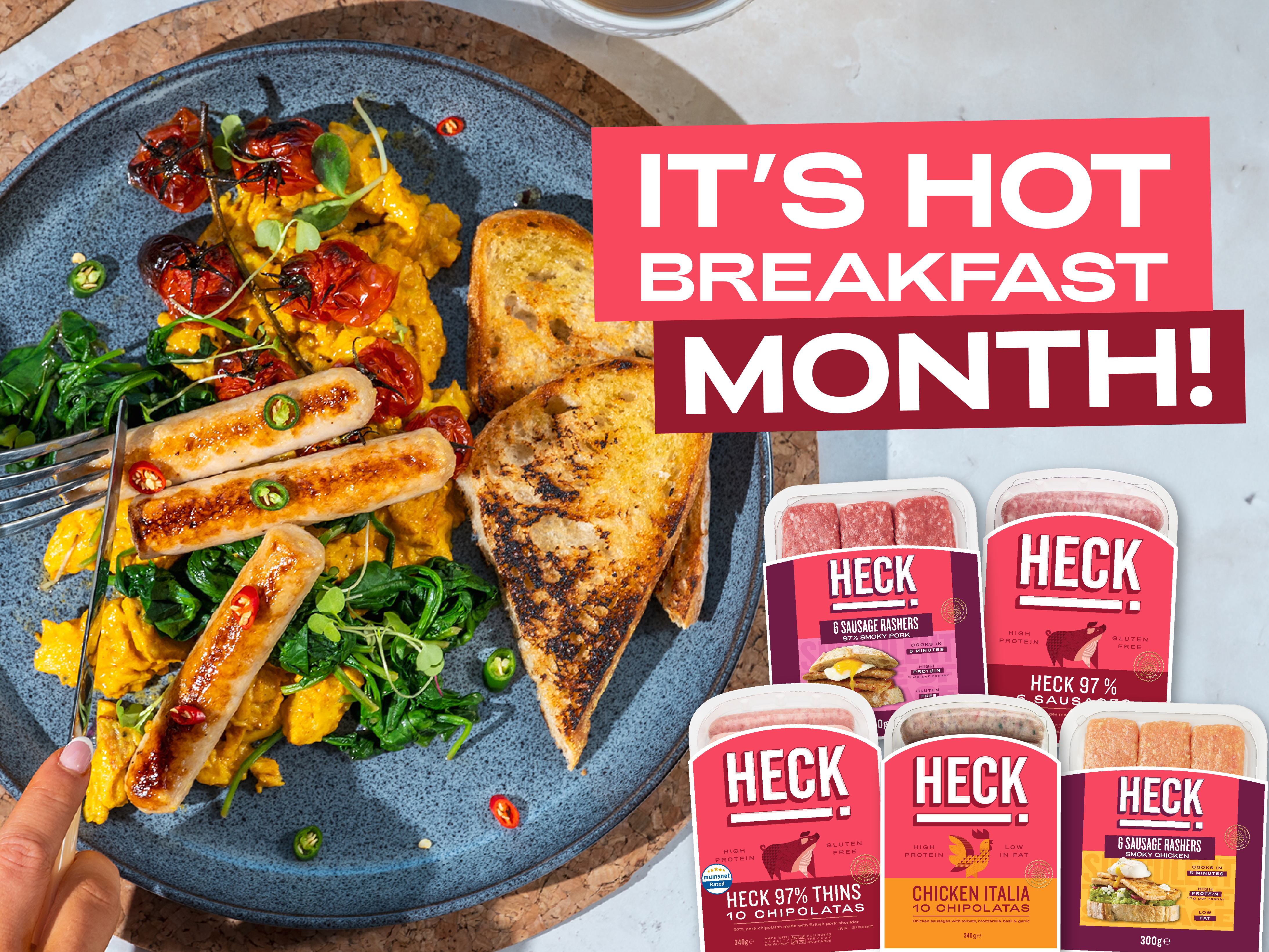 Better Mornings Start with the Hot Breakfast Bundle | HECK! Sausages ...