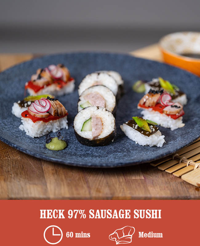 HECK 97% SAUSAGE SUSHI – Heck Food Ltd