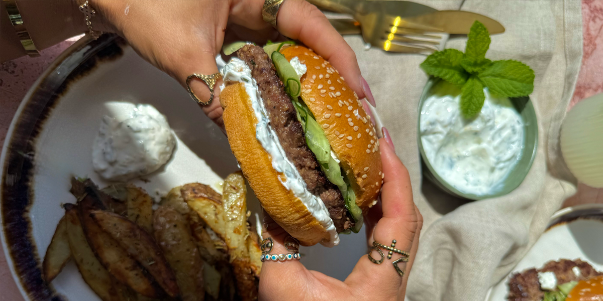 Inspired by Emily English lamb burger – Heck Food Ltd