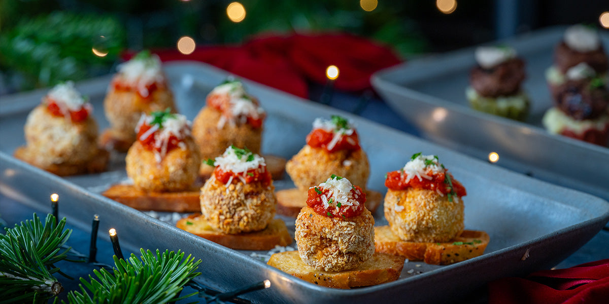 Mini Chicken Parm Canapés – Heck Food Ltd