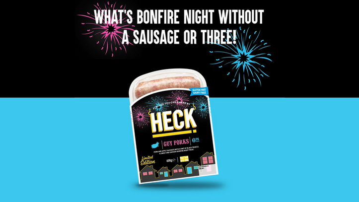 Set Bonfire Night Alight with HECK! Guy Porks – Heck Food Ltd