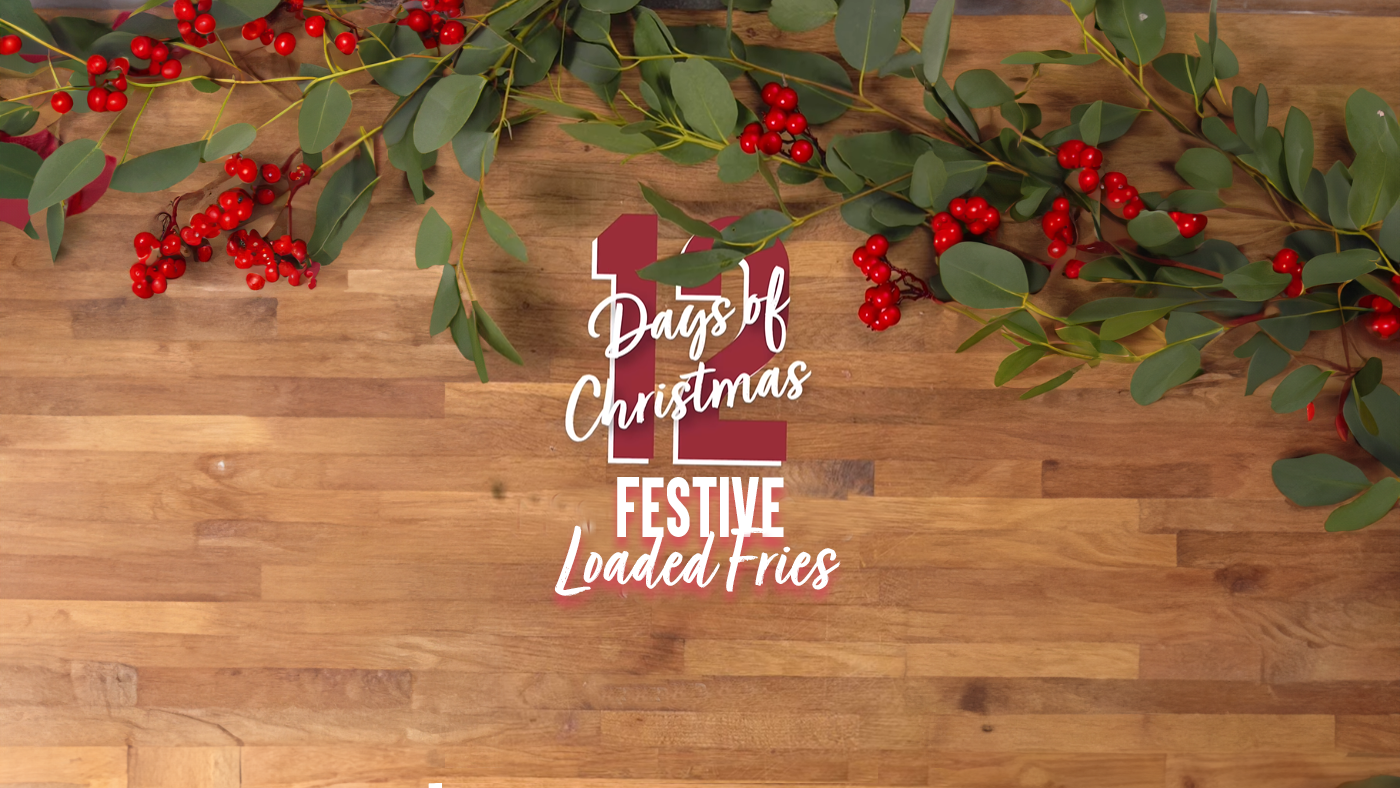 12 Days of Christmas Recipes: Festive Loaded Fries – Heck Food Ltd