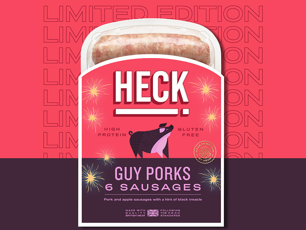 HECK! Guy Porks Sausages are Back to Ignite Your Bonfire Night Feast ...