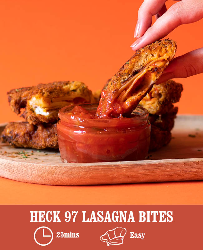 Heck 97% Lasagna Bites – Heck Food Ltd