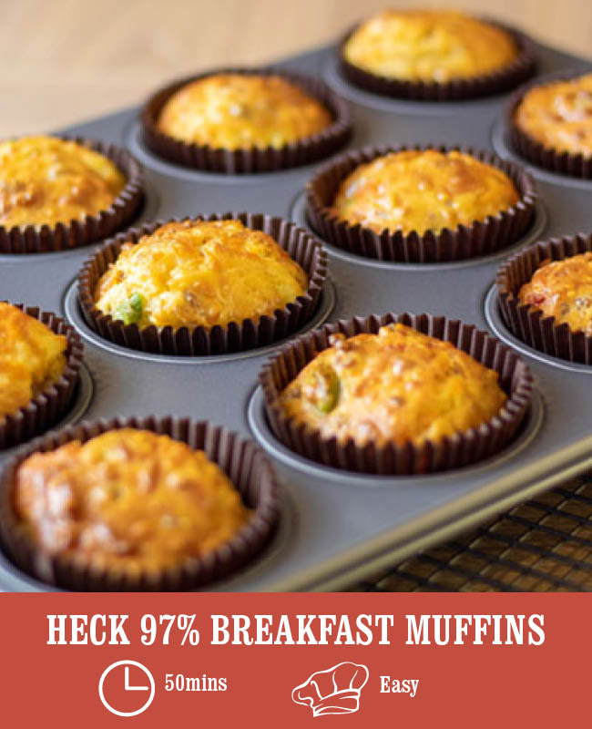 Heck 97% Breakfast Muffins – Heck Food Ltd