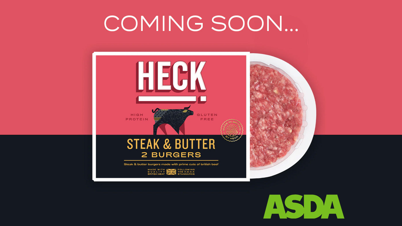 HECK! Steak & Butter Burgers Are Coming Soon to Asda – Heck Food Ltd