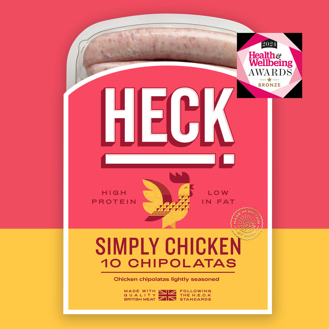HECK Chicken Italia Sausages | Tasty Chicken Chipolatas From The UK's ...